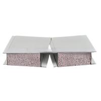China Polyurethane Fireproof Rock Wool Sandwich Panel Roofing Building Material 50-200mm Core for sale