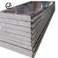 China Polyurethane Decorative Fireproof Rockwool Sandwich Panel 50mm 100mm for Roof Wall Insulation for sale