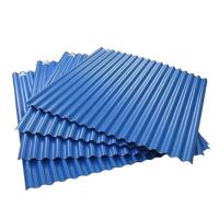 China PVC Synthetic Resin Corrugated Roofing Tile 1.13m Wide Waterproof Glazed T Shape for sale