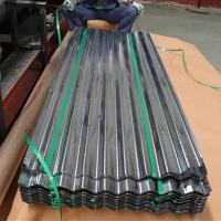 China Black Color Coated Galvanized Corrugated Steel Roofing Sheets 6-12m Length 0.12-5mm Thickness for sale