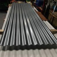China Black Color Coated Galvanized Corrugated Steel Roofing Sheets 6-12m Length 0.12-5mm Thickness for sale