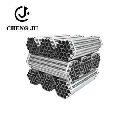 China Hot Dip Galvanized Steel Round Pipe 0.8-12.75mm ERW Welded Steel Pipe for sale
