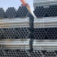 China Hot Dip Galvanized Steel Round Pipe 0.8-12.75mm ERW Welded Steel Pipe for sale