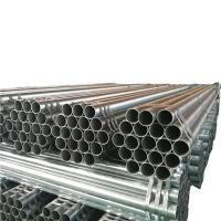 China Hot Dip Galvanized Steel Round Pipe 0.8-12.75mm ERW Welded Steel Pipe for sale