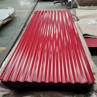 China Colored Galvanized Steel Sheets S350 Aluzinc Corrugated Roofing 600-1500mm for sale