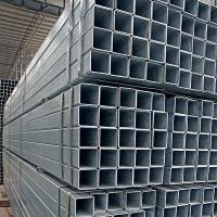 China Hot Dip Galvanized ERW Steel Square Tube 0.6-25mm Thickness 10-450mm Width for sale