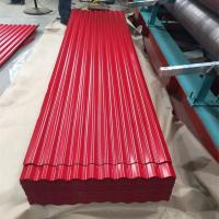 China Colour Coated Roofing Sheet Galvalume Dx54d Corrugated Galvanized Sheet Metal for sale