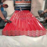 China Colour Coated Roofing Sheet Galvalume Dx54d Corrugated Galvanized Sheet Metal for sale