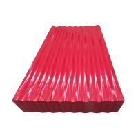 China Red Corrugated Metal Roofing Wave Panel ASA PVC Glazed Colored Corrugated Roofing Sheet Tiles for sale
