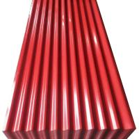 China Red Corrugated Metal Roofing Wave Panel ASA PVC Glazed Colored Corrugated Roofing Sheet Tiles for sale