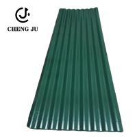 China Deep Green PVC Corrugated Roofing Sheet 0.12-4.0mm Thickness Wave Panel Tile for sale