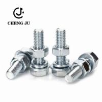 China Oxidized Blackened Stud Bolt 8.8 Grade Stud Tooth Stick High Strength Stud Bolt Screw for sale