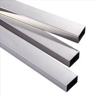 China Stainless Steel Rectangular Hollow Pipe 0.6-5.0mm Thickness Cold Rolled Welded Tube for sale