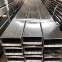 China Stainless Steel Rectangular Hollow Pipe 0.6-5.0mm Thickness Cold Rolled Welded Tube for sale