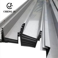 China Galvanized Aluminum Rain Gutters 0.3-0.8mm Thickness 20ft Length for Villa House for sale