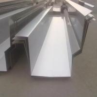China Galvanized Aluminum Rain Gutters 0.3-0.8mm Thickness 20ft Length for Villa House for sale