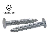 China Galvanized Carbon Steel Self Drilling Screw Threaded Nails for Roof Top 8mm for sale