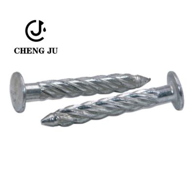 China Galvanized Carbon Steel Self Drilling Screw Threaded Nails for Roof Top 8mm for sale