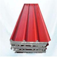 China Roofing Panel Building Metal Material Polyurethane Color Coated Sandwich Panel for sale