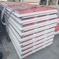 China Roofing Panel Building Metal Material Polyurethane Color Coated Sandwich Panel for sale