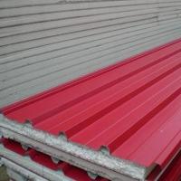 China Corrugated Rock Wool Sandwich Panel Roofing Sheet 50-150mm for Metal Building for sale