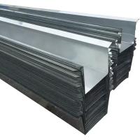 China 0.2-2mm House Rain Gutter Metal Material Galvanized Roofing Panel Parts for sale
