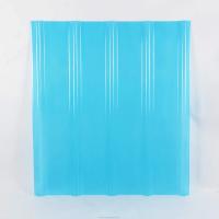 China Weatherproof Corrugated Fiberglass Roof Sheet 0.8mm-3.0mm Thick Translucent Roof Tiles for sale