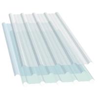 China Clear Corrugated Fiberglass Panels 0.8-3.5mm for Greenhouse Natural Illumination for sale