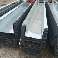 China Zinc Coated Roof Rain Gutter Material Roofing Panel Drain Galvanized Rain Gutter for sale