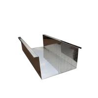 China 0.3-3mm Stainless Steel Rain Gutter Metal Material Roofing Panel Parts for sale