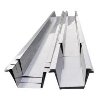 China 0.3-3mm Stainless Steel Rain Gutter Metal Material Roofing Panel Parts for sale