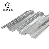 China Stainless Steel Corrugated Floor Decking 0.8-1.5mm for Concrete Slab for sale