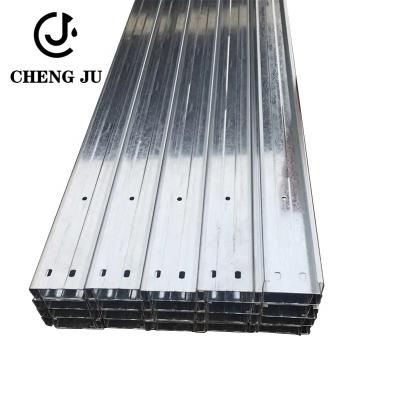 China Galvanised C Section Channel Steel 10-80mm Custom Length Metal Building Materials for sale