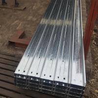 China Galvanised C Section Channel Steel 10-80mm Custom Length Metal Building Materials for sale