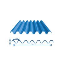 China Blue Sunlight Roof Sheet 0.4-1mm Color Coated Prepainted Galvanized Metal Roof Light Panels for sale