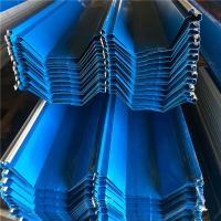 China Hot Rolled Color Coated Aluminum Zinc Corrugated Galvanized Steel Roof Sheet 0.4-1.0mm for sale