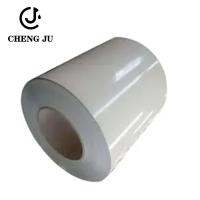 China Prepainted Galvanized Steel Coil 0.12-6mm Thickness White Color Coated Metal Building Material for sale