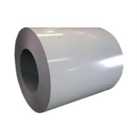 China Prepainted Galvanized Steel Coil 0.12-6mm Thickness White Color Coated Metal Building Material for sale