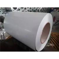 China Prepainted Galvanized Steel Coil 0.12-6mm Thickness White Color Coated Metal Building Material for sale