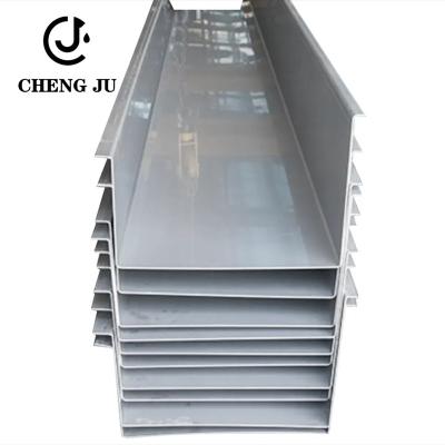 China Galvanized Steel Rain Gutter 0.2-3mm Thickness for Roofing Building House Durable Custom Length for sale