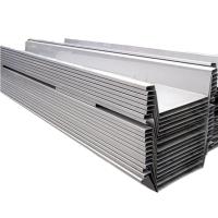 China Galvanized Steel Rain Gutter 0.2-3mm Thickness for Roofing Building House Durable Custom Length for sale