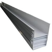 China Galvanized Steel Rain Gutter 0.2-3mm Thickness for Roofing Building House Durable Custom Length for sale