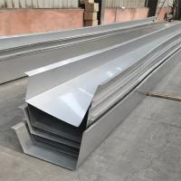China Galvanized Steel Rain Gutter 0.2-3mm Thickness for Roofing Building House Durable Custom Length for sale