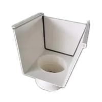 China Roofing Building Material Pvc Roof Rainwater Gutter Synthetic Plastic Rain Gutter for sale