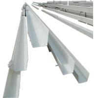 China PVC Roof Rain Gutter Roofing Building Material Synthetic Plastic Rain Gutter for sale