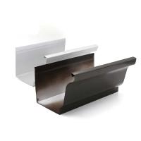 China Customizable Galvanized Hidden Rain Gutter 5-9 Inch Aluminum Alloy Roofing for sale