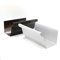 China Customizable Galvanized Hidden Rain Gutter 5-9 Inch Aluminum Alloy Roofing for sale