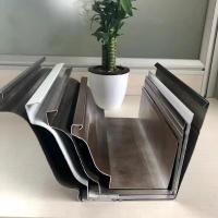 China Customizable Galvanized Hidden Rain Gutter 5-9 Inch Aluminum Alloy Roofing for sale