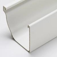 China White Roof Rain Gutter High Grade Building Material Roof PVC Plastic Drainage System for sale