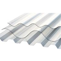 China Clear PVC Corrugated Fiber Resin Transparent Roofing Sheet Tiles 6000-12000mm for sale